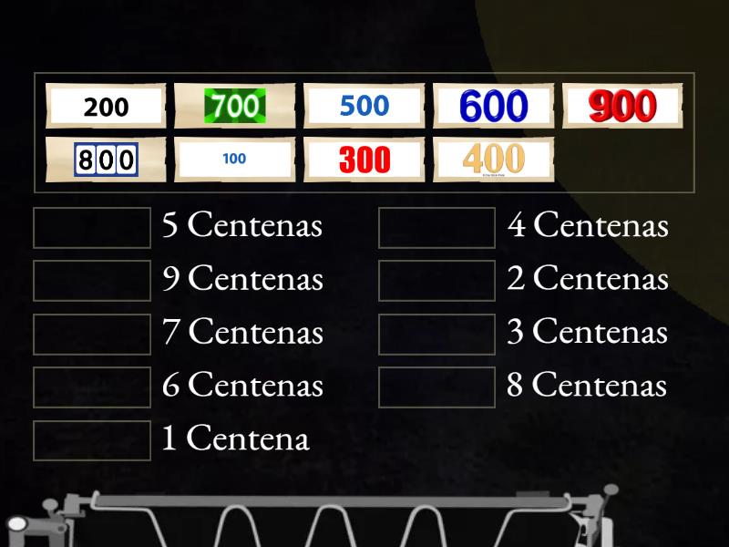 Contando Centenas 3°B - Match up