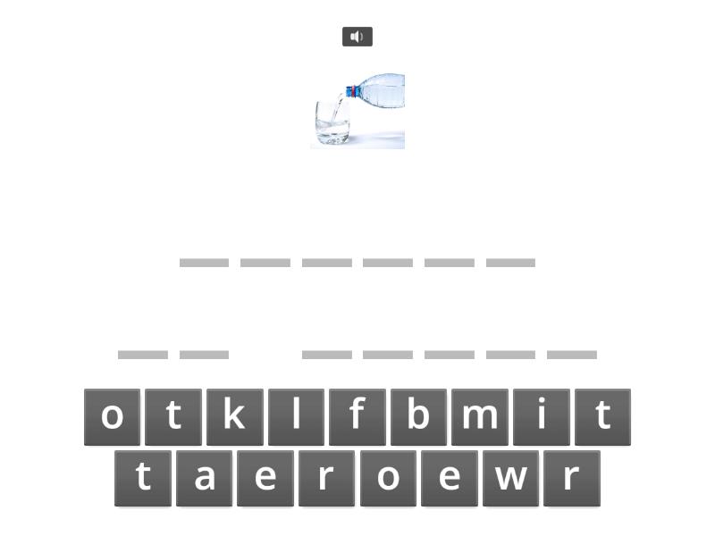 common objects (spelling) - Spell the word