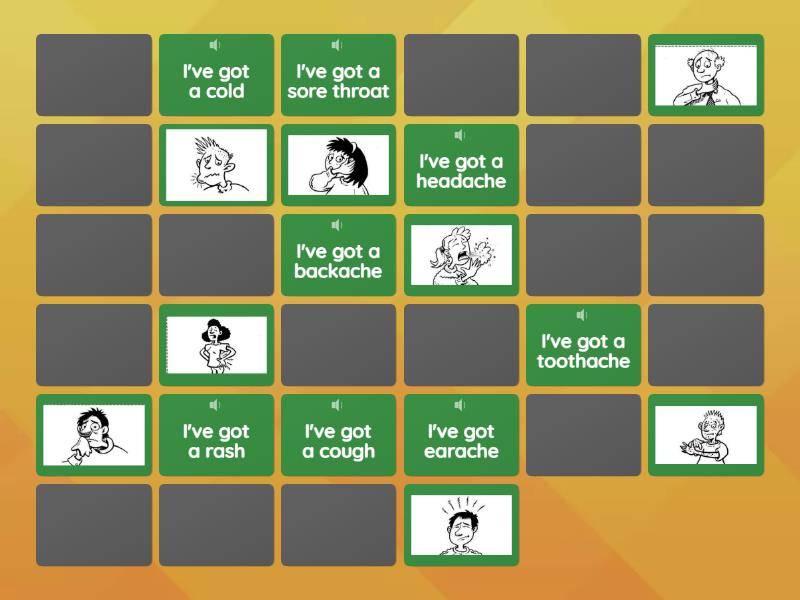 Illnesses game - Parejas