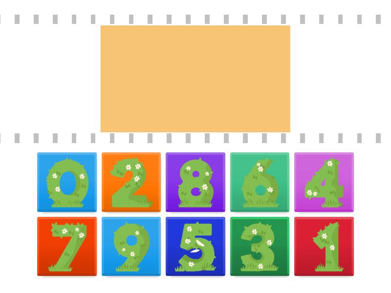 Number Shape Matching 1 - Find the match