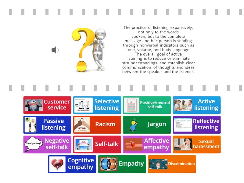 Matching Activity: Customer Service - Find the match