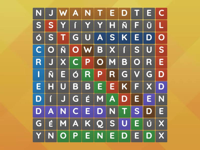 Word Soup - Sopa de letras