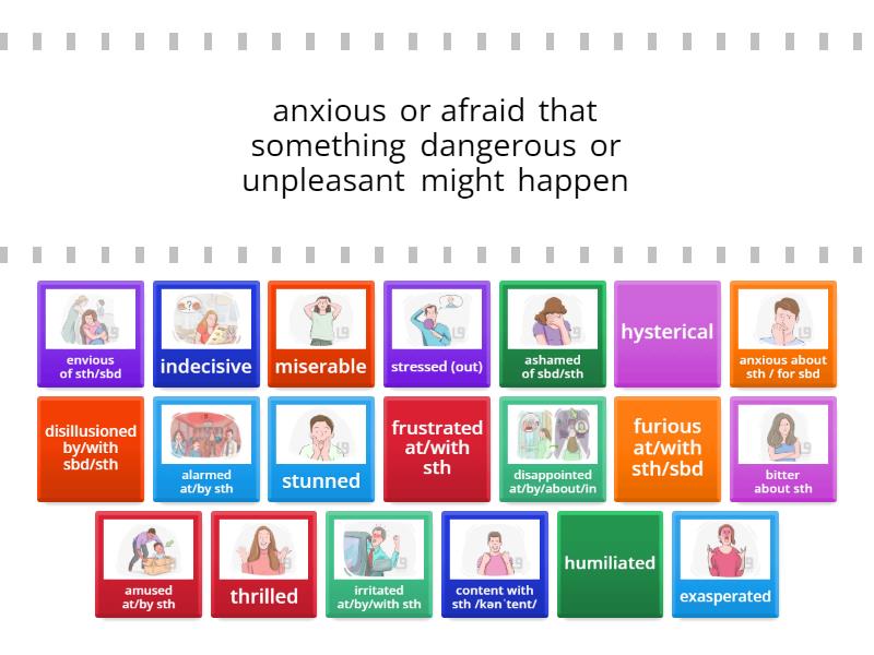 2A Describing feelings - Find the match