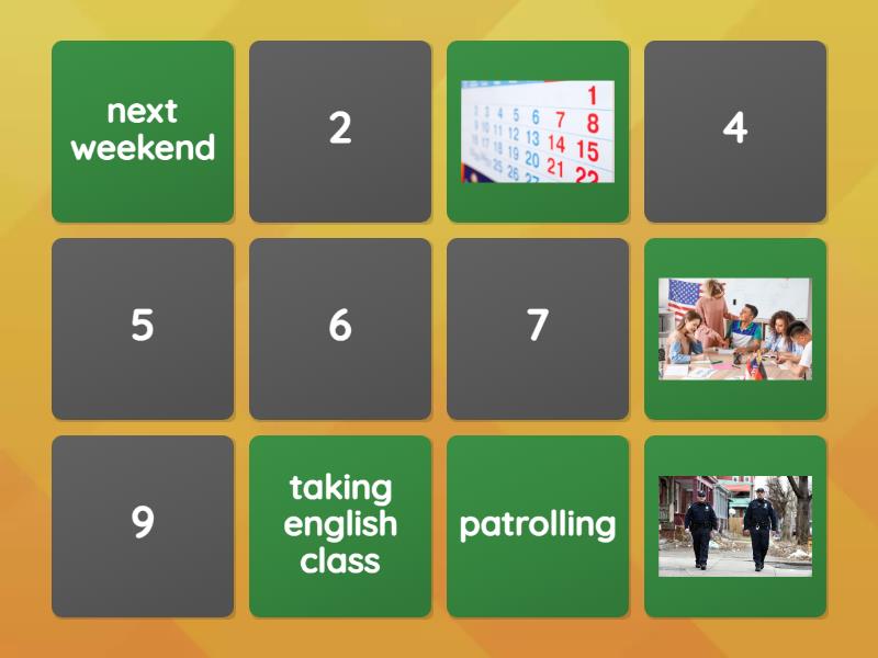 match the pairs - Matching pairs