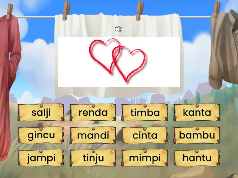 K12 Perkataan KVK KV (s2) - Find the match