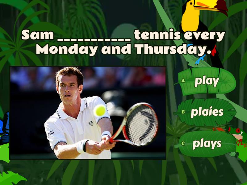 Spell and Tell Game! Choose the correct verb in Present Simple ...