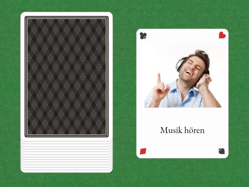 Hobbys: Was machst du gern/ nicht gern? - Speaking cards