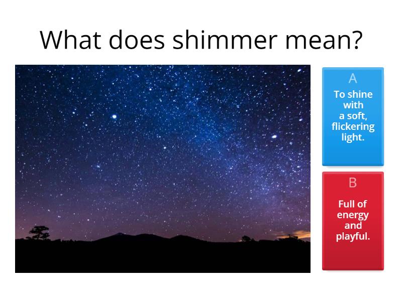 G4 E3 Vocabulary Week 4 (shimmer-occur, with pictures) - Quiz