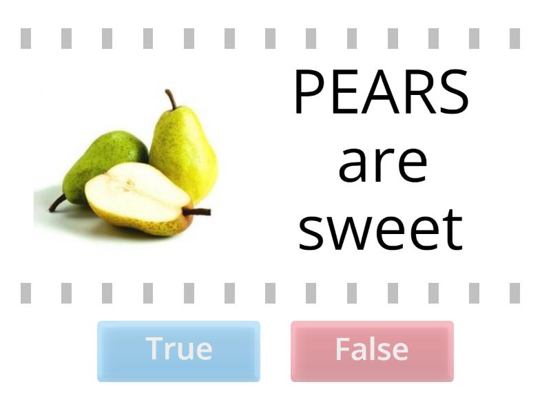 Flavours 7AB - True or false