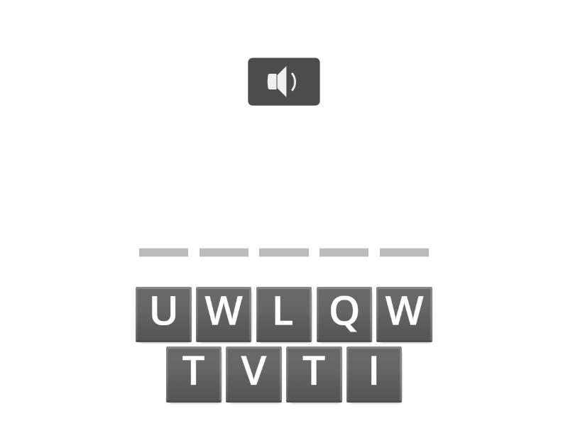 LETTER Q01 - Spell the word