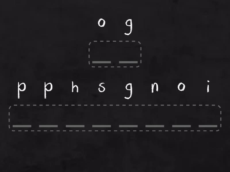 Routine verbs - Anagrama