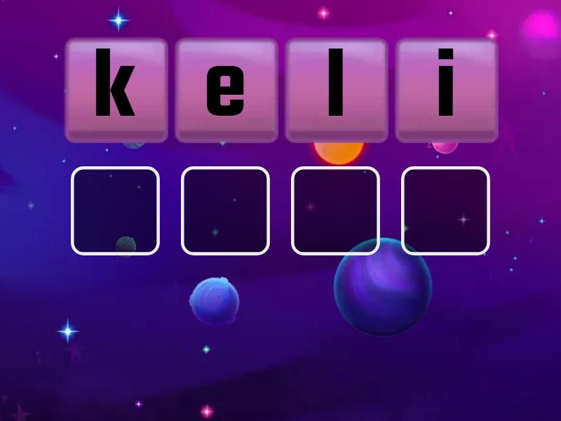 Cycle 5 Trick word scramble - Anagrama