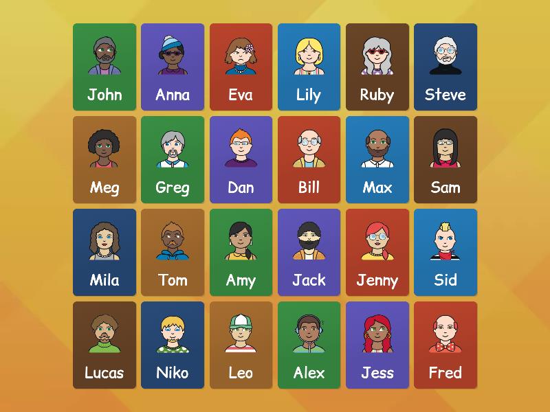 Guess Who? - Flip tiles