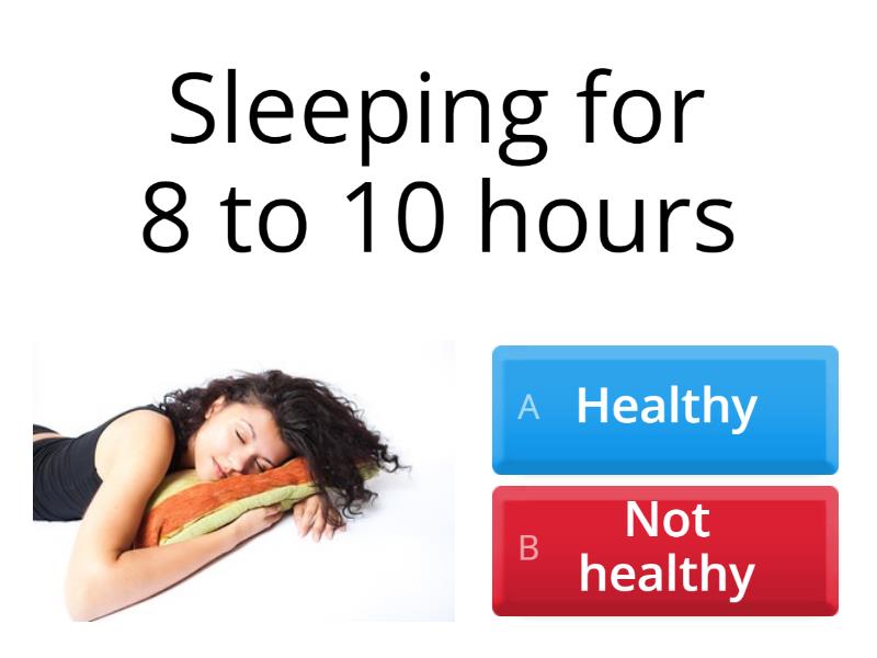 Healthy or not healthy? - Quiz