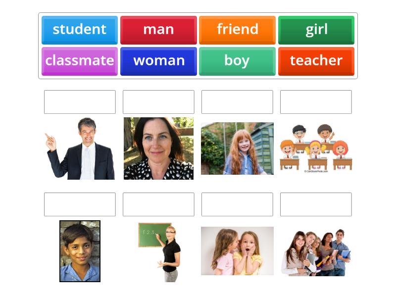 Unit 3 People - Match up
