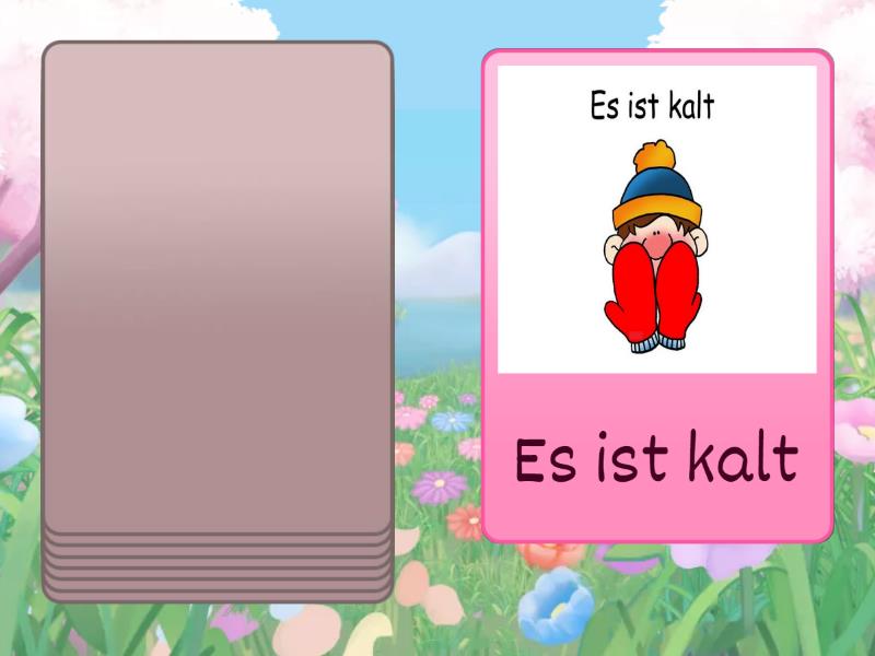 das WETTER - Speaking cards