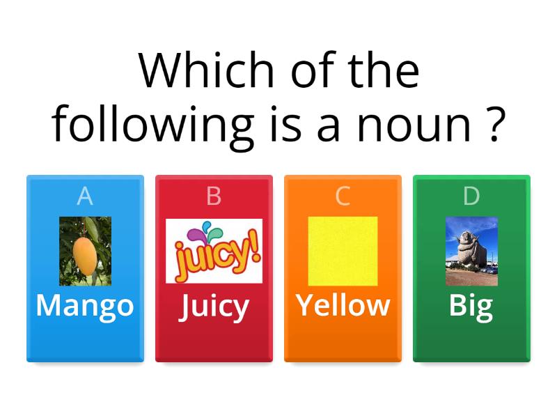 Noun - Quiz