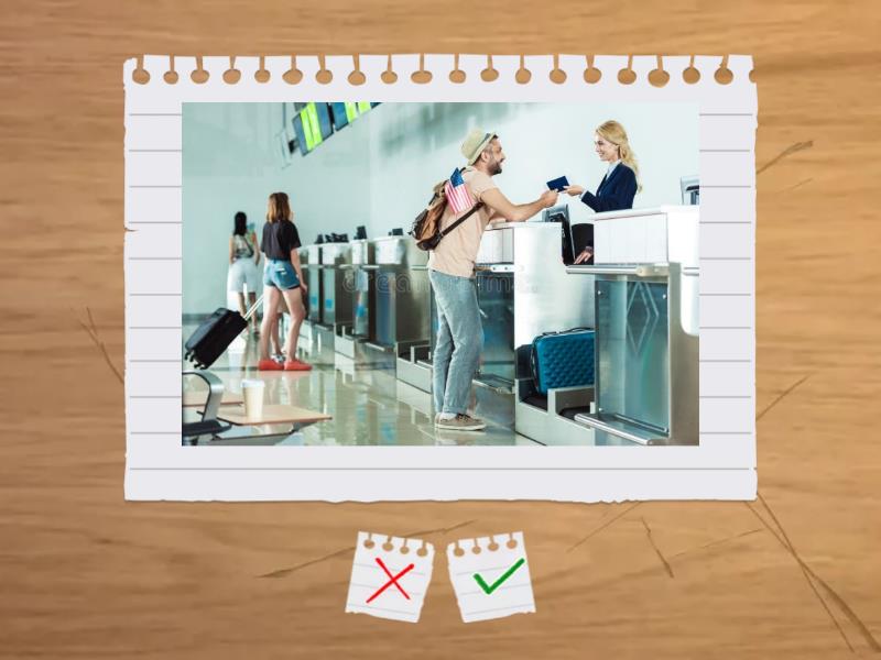 Airport | Listening Task | A2 - Flash cards