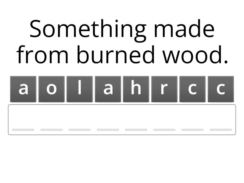 Reader 1 vocabulary - Anagram
