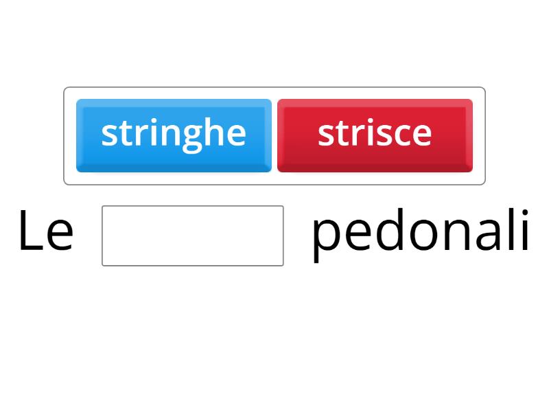 Il lessico della città - Complete the sentence