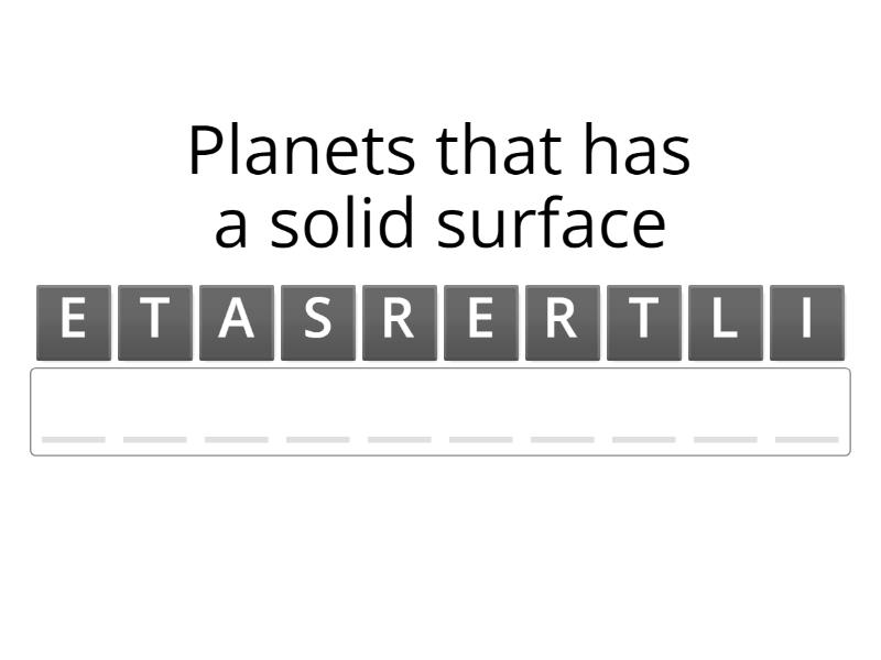 ELS HUMSS: Get to know me - Anagram