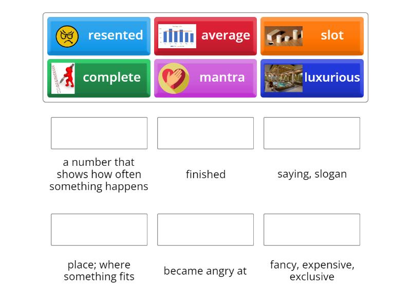 "Victory!" Vocabulary Match - Match up