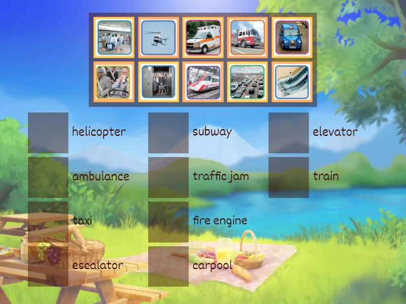 Oxford Discover 3 Unit 10 Vocabulary - Match up