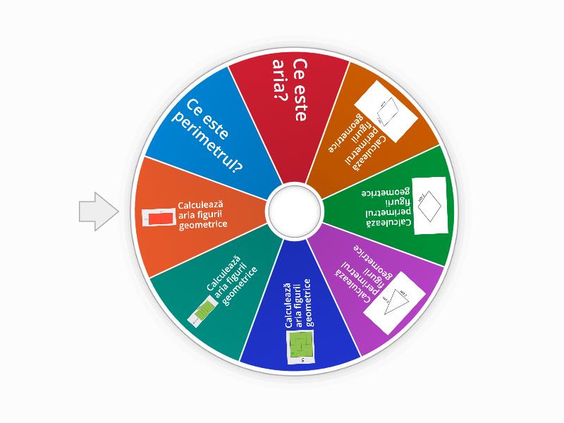 Perimetrul și aria - Spin the wheel