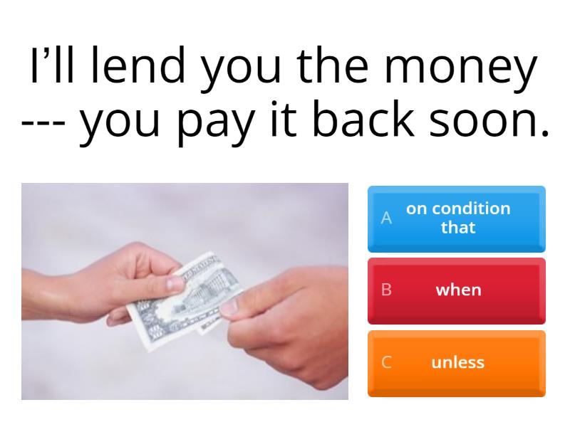 - Alternatives to 'if' in Conditional sentences - Quiz