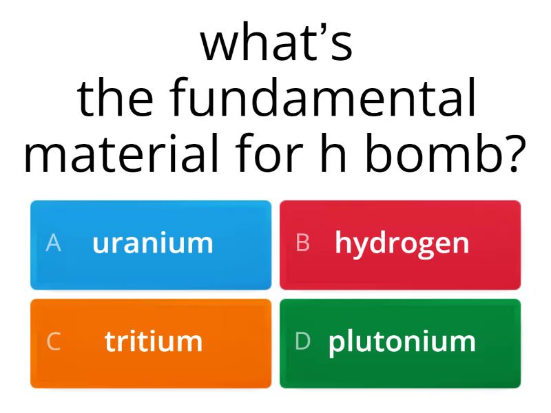 Nuclear fusion - Quiz