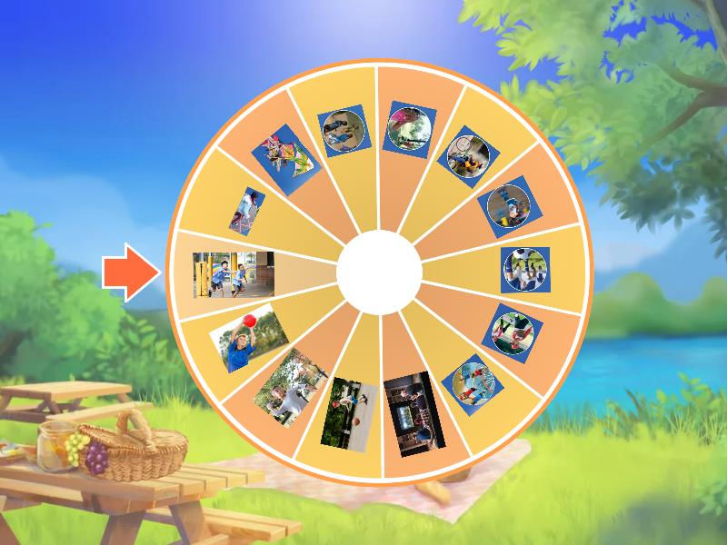 Our World 2a Unit 3 Outside - Spin the wheel