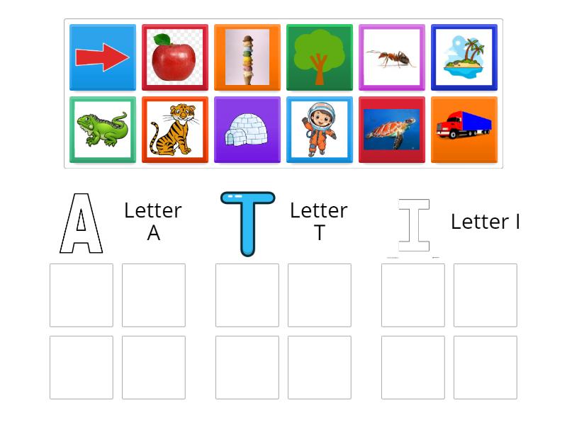 Foundation Letters A, T, I - Group sort