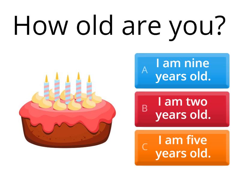 How Old Are You? - Quiz