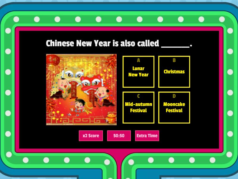 Chinese New Year Quiz - Gameshow quiz