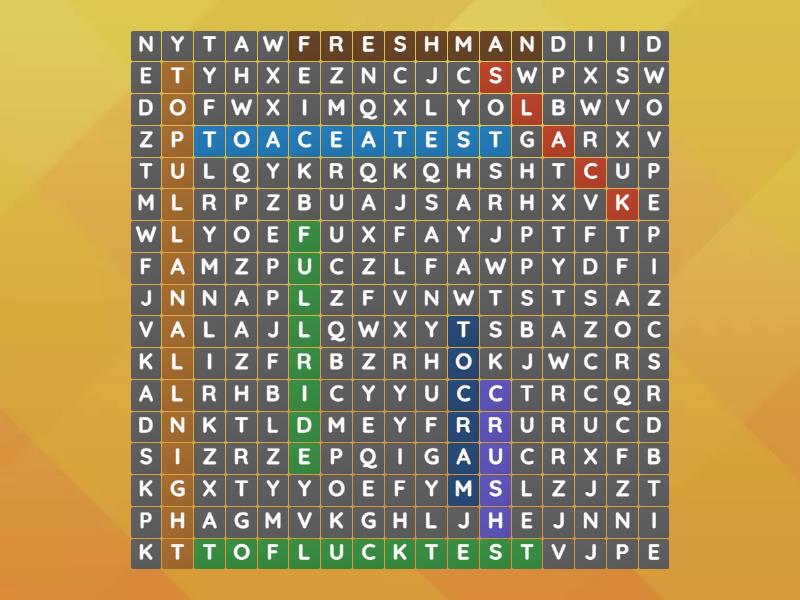 Slang - Wordsearch