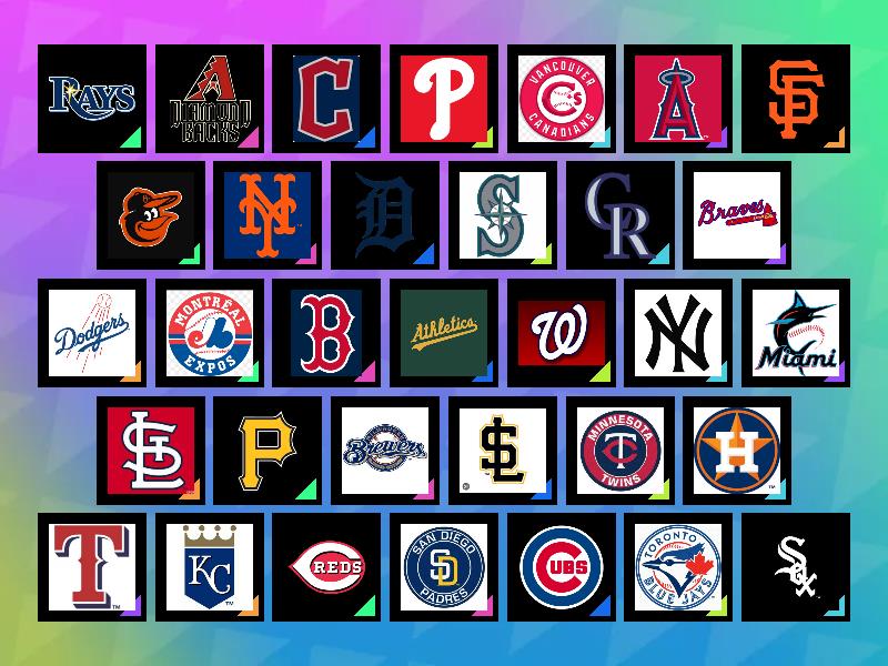 MLB teams (33) - Flip tiles