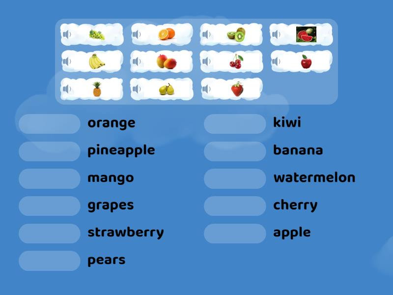 Fruit - Match up