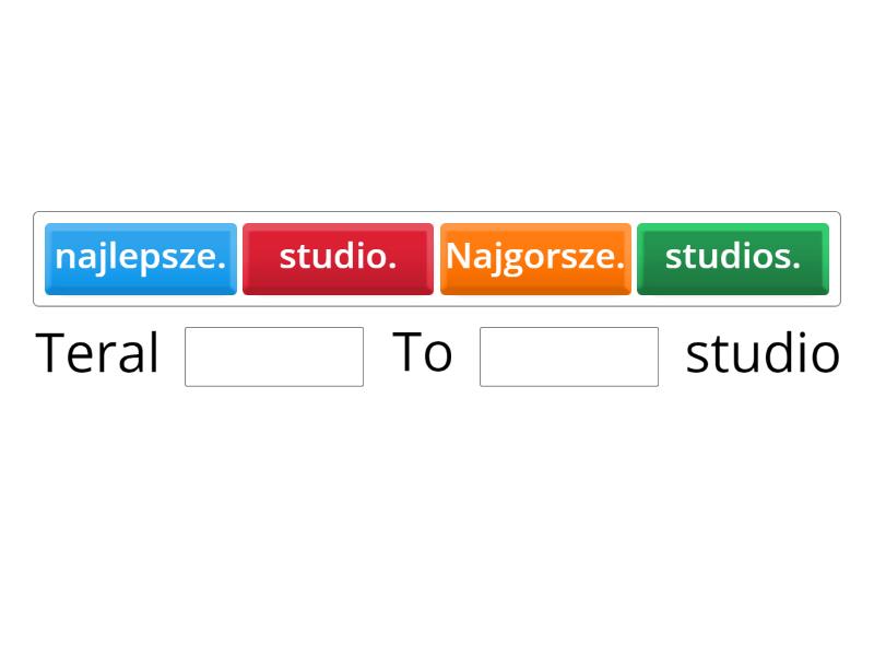 Gra - Complete the sentence