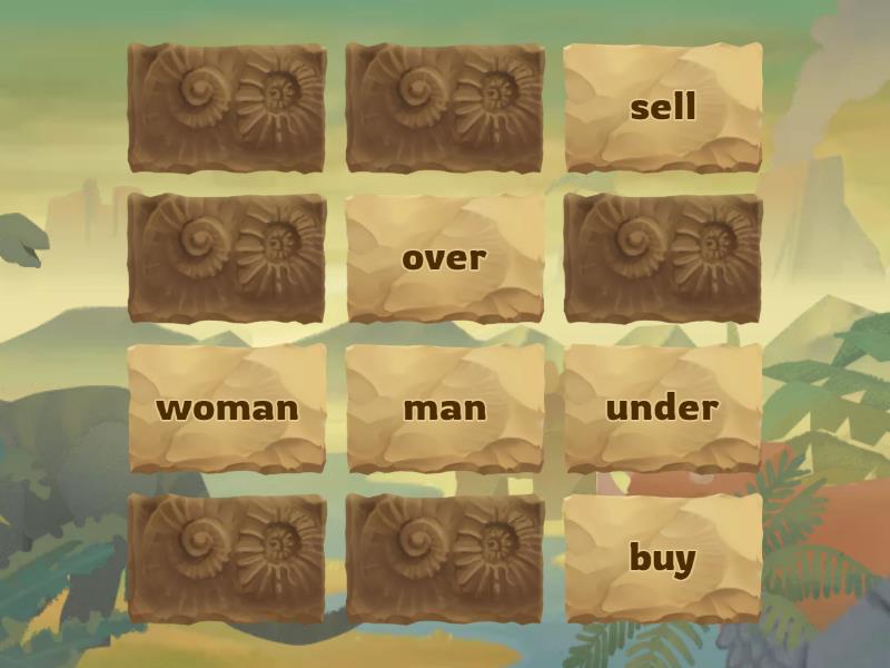 OD3 U9 word study - Matching pairs