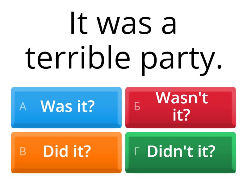 Reply Questions - Quiz