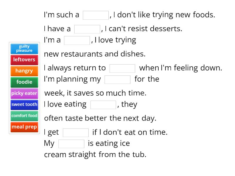 Cooking Can Be Fun - Complete the sentence