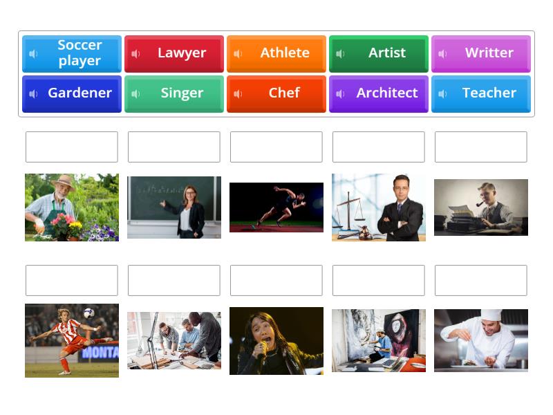 Unit 1 Tell a classmate your occupation. - Match up