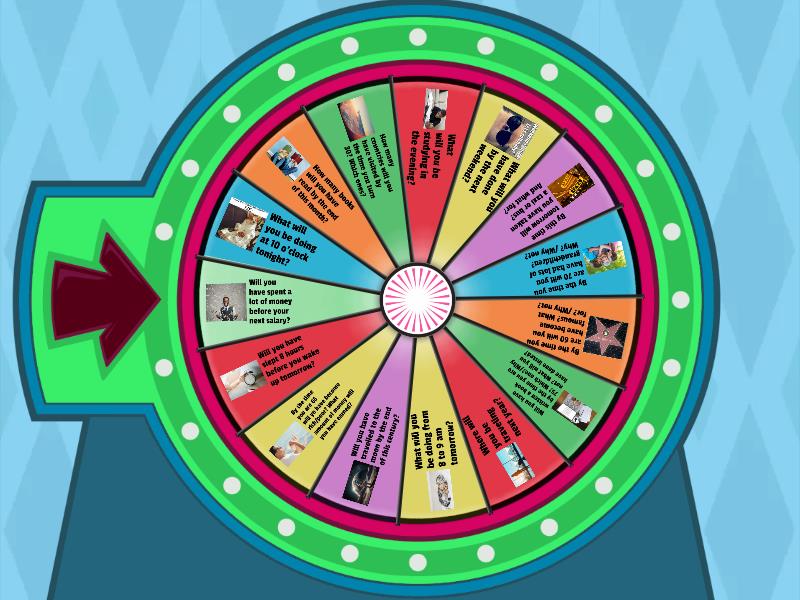 Step3 - Milestone SS #10 - Future Perfect/ Future Continuous - Spin the wheel