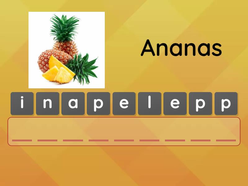 Fruit - Anagram