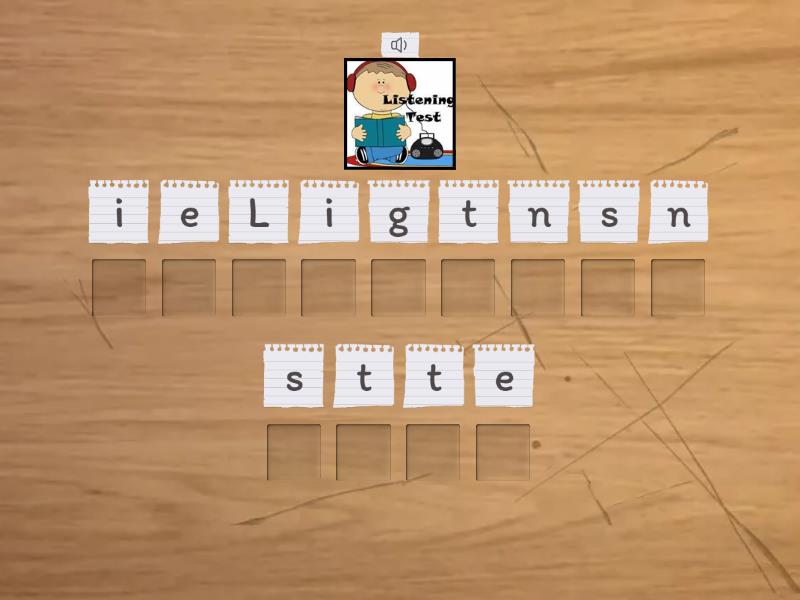 FFM: Unit 50A - Anagram