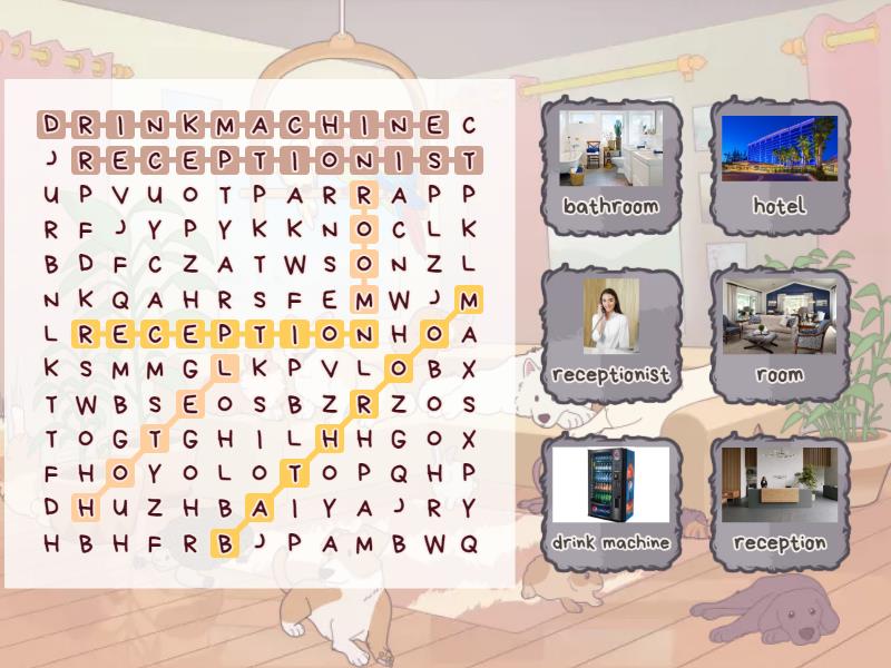 Hotel - Wordsearch