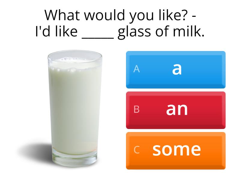 a, an, some, any, many, much, a lot of, lots of - Quiz