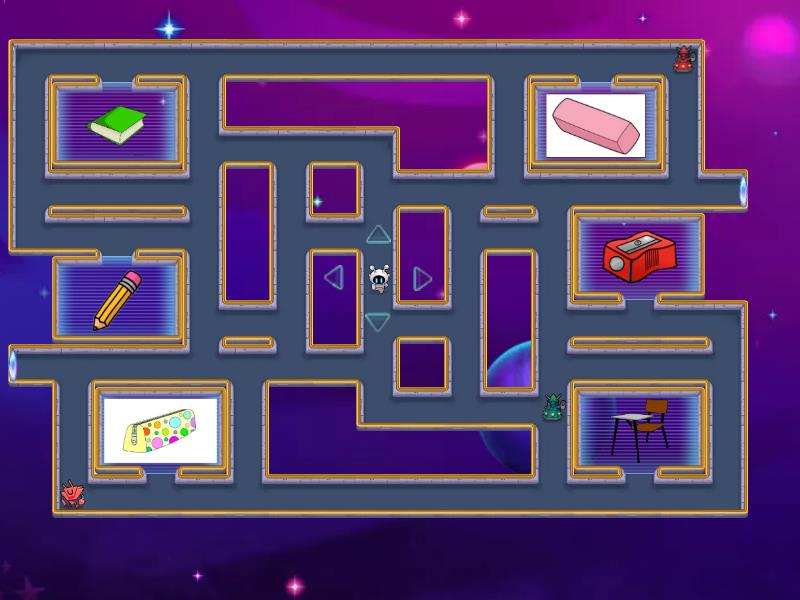 SCHOOL OBJECTS MAZE - Maze chase
