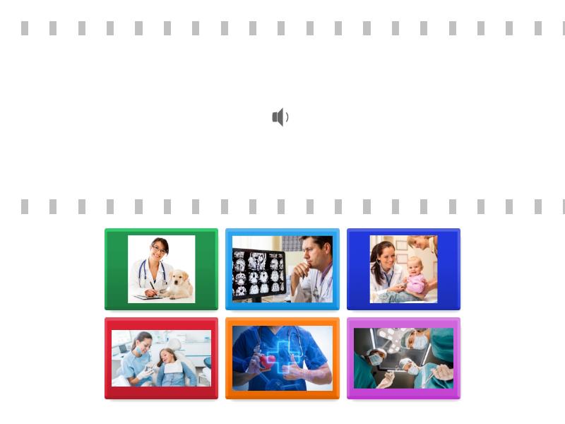 Types of doctors - Find the match