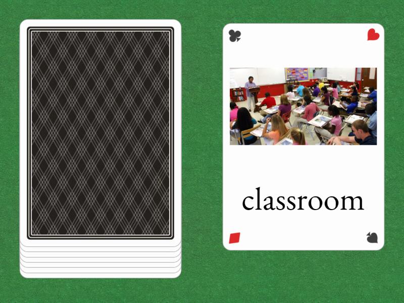 GG2 unit 1 places in a school - Speaking cards